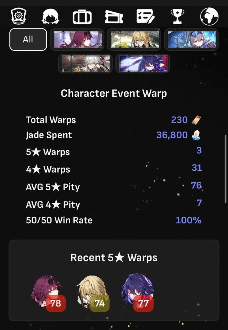 All my luck goes to standard banner warp Honkai: Star Rail | HoYoLAB