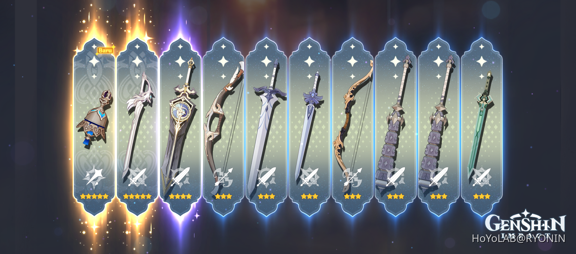 luckiest weapon gatcha after 1040 days online Genshin Impact | HoYoLAB