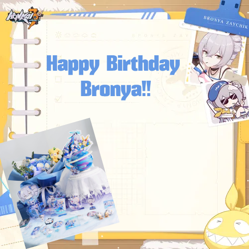 Happy Birthday Bronya!! Honkai Impact 3rd | HoYoLAB