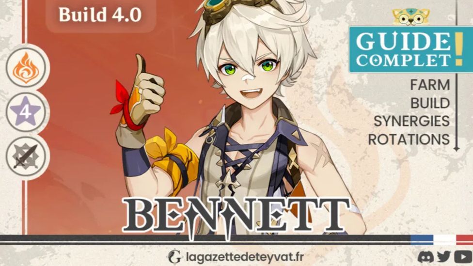 [Guides pour la version 4.0] Bennett ― Farm, build, synergies, rotations Genshin Impact | HoYoLAB