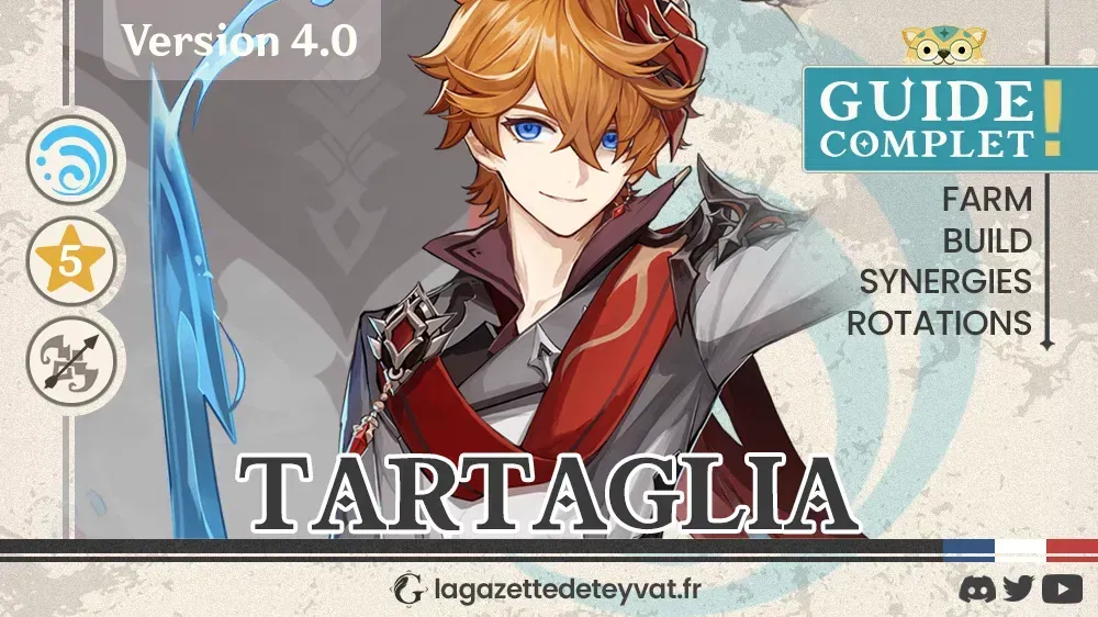 [Guides pour la version 4.0] Tartaglia ― Farm, build, synergies, rotations Genshin Impact | HoYoLAB