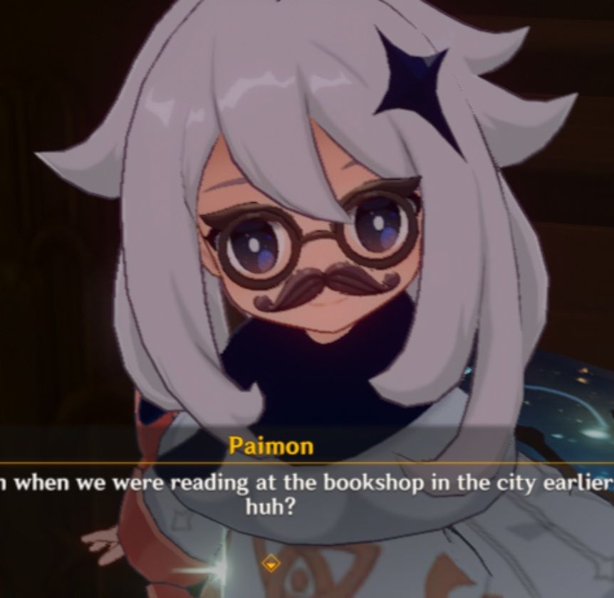 mustache paimon Genshin Impact | HoYoLAB