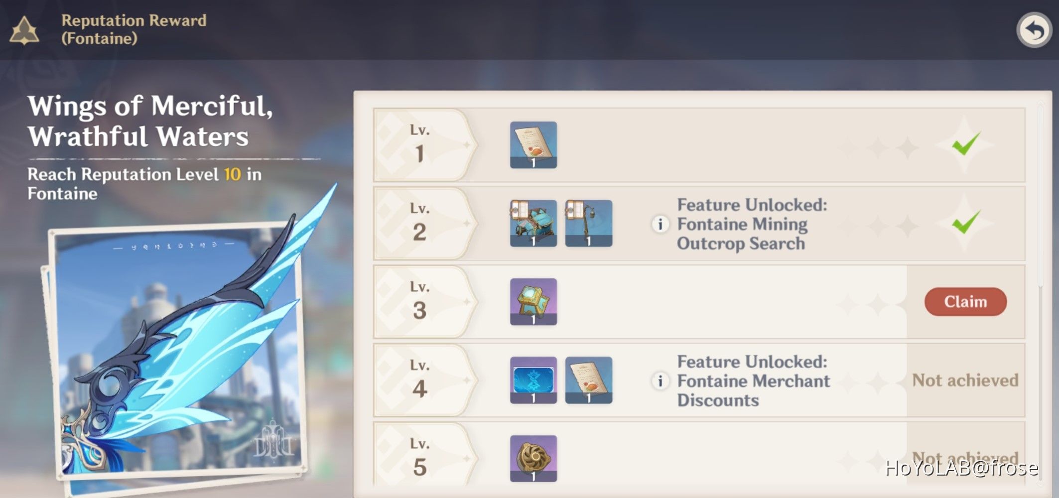 Fontaine Reputation Reward - Crystalfly Trap, Bounties and Requests ...