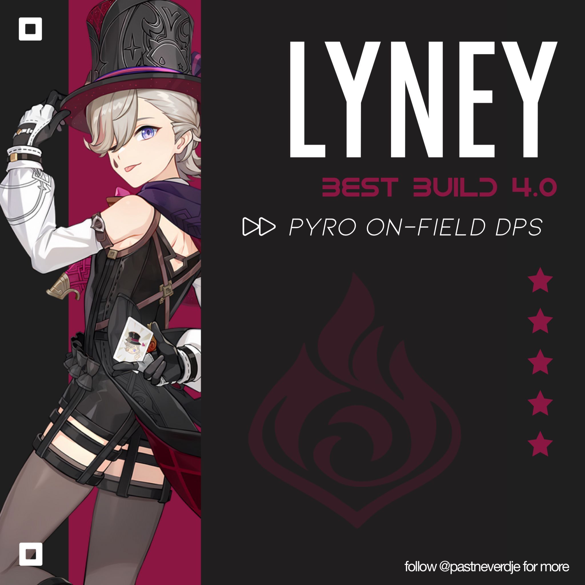 [4.0] Lyney - best build on-field dps Genshin Impact | HoYoLAB