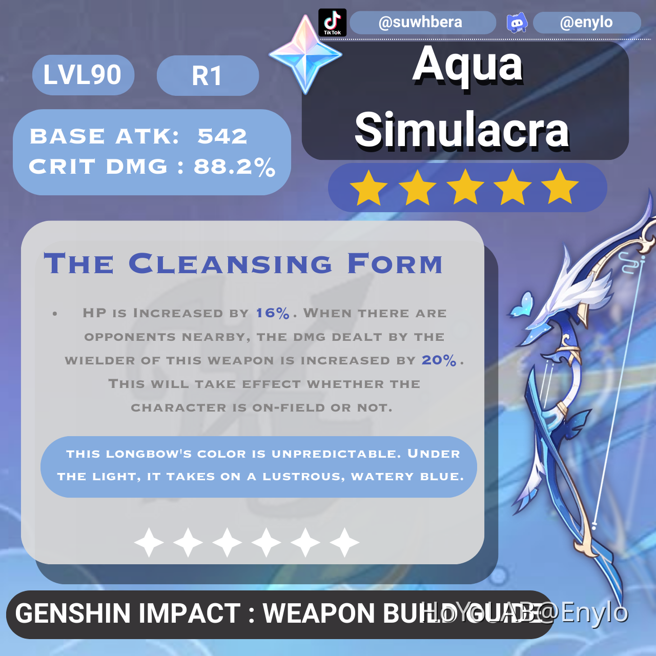 Aqua Simulacra Weapon Build Guide Genshin Impact | HoYoLAB