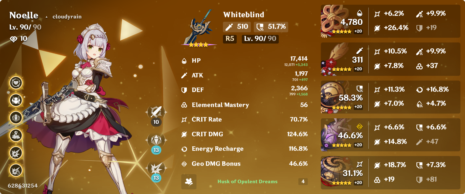 My Noelle Build Genshin Impact | HoYoLAB