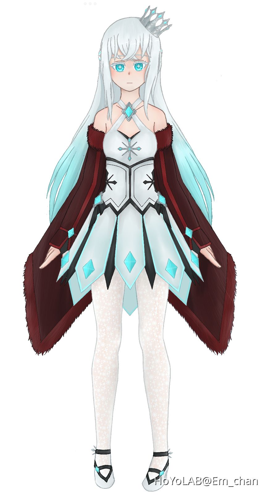 Cryo Archon fan design Genshin Impact | HoYoLAB