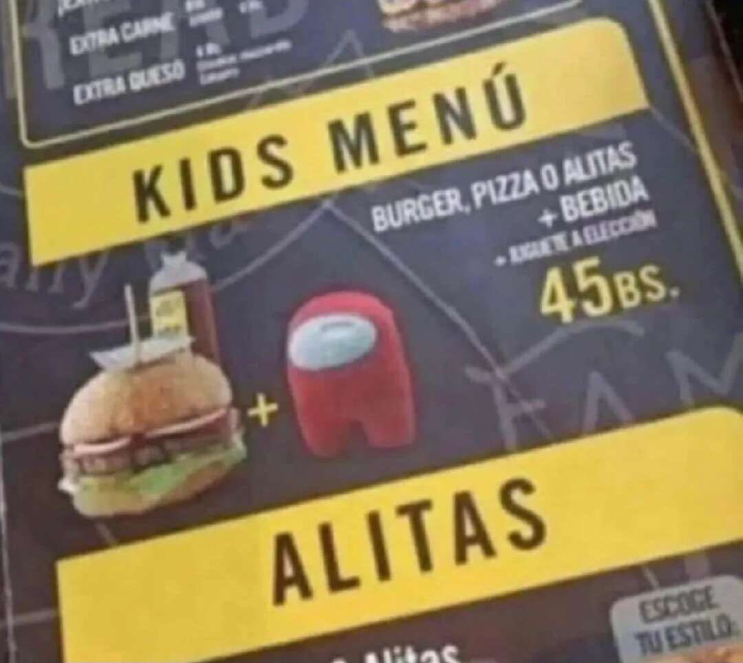 Menu enfant. | HoYoLAB