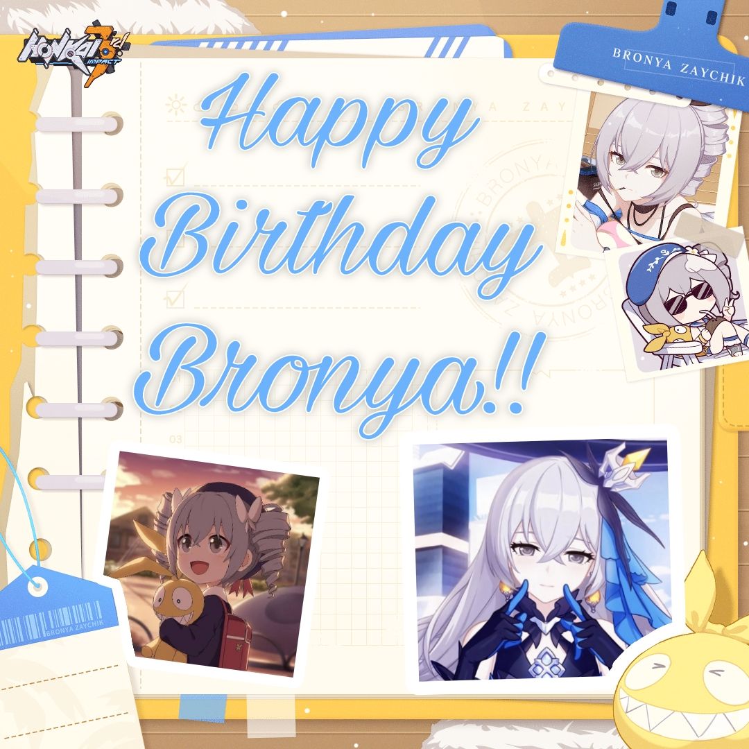 Happy Birthday Bronya!!🎉💗 Honkai Impact 3rd | HoYoLAB