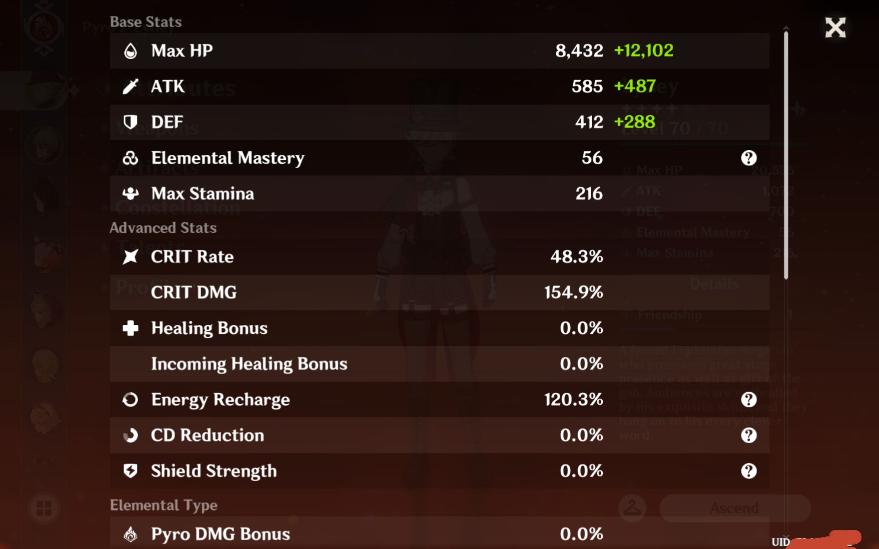 Lyney build progress Genshin Impact | HoYoLAB