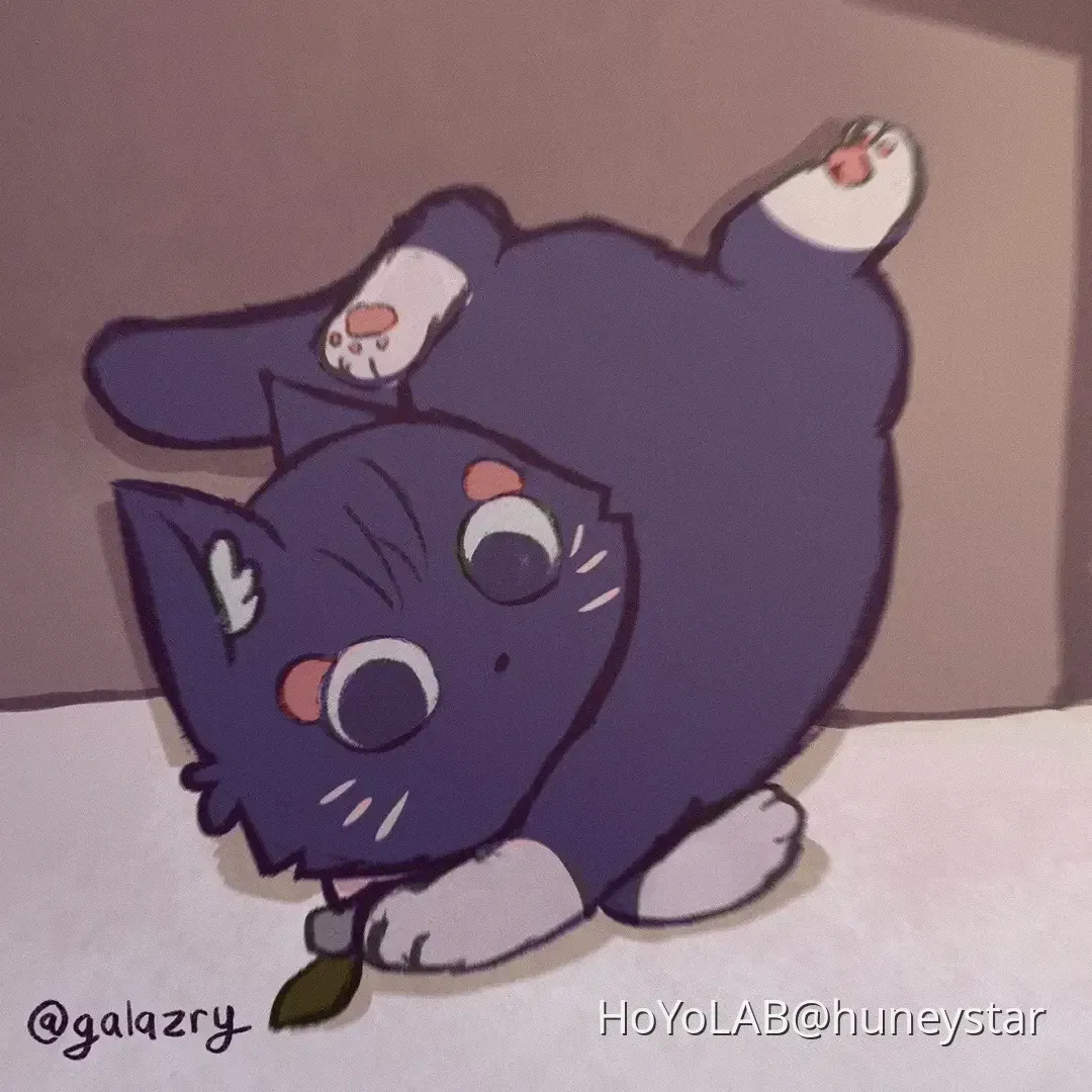 i found this cute scarameow art by @galazry Genshin Impact | HoYoLAB