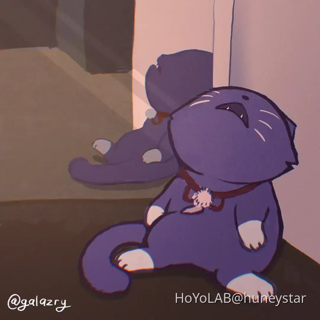 i found this cute scarameow art by @galazry Genshin Impact | HoYoLAB