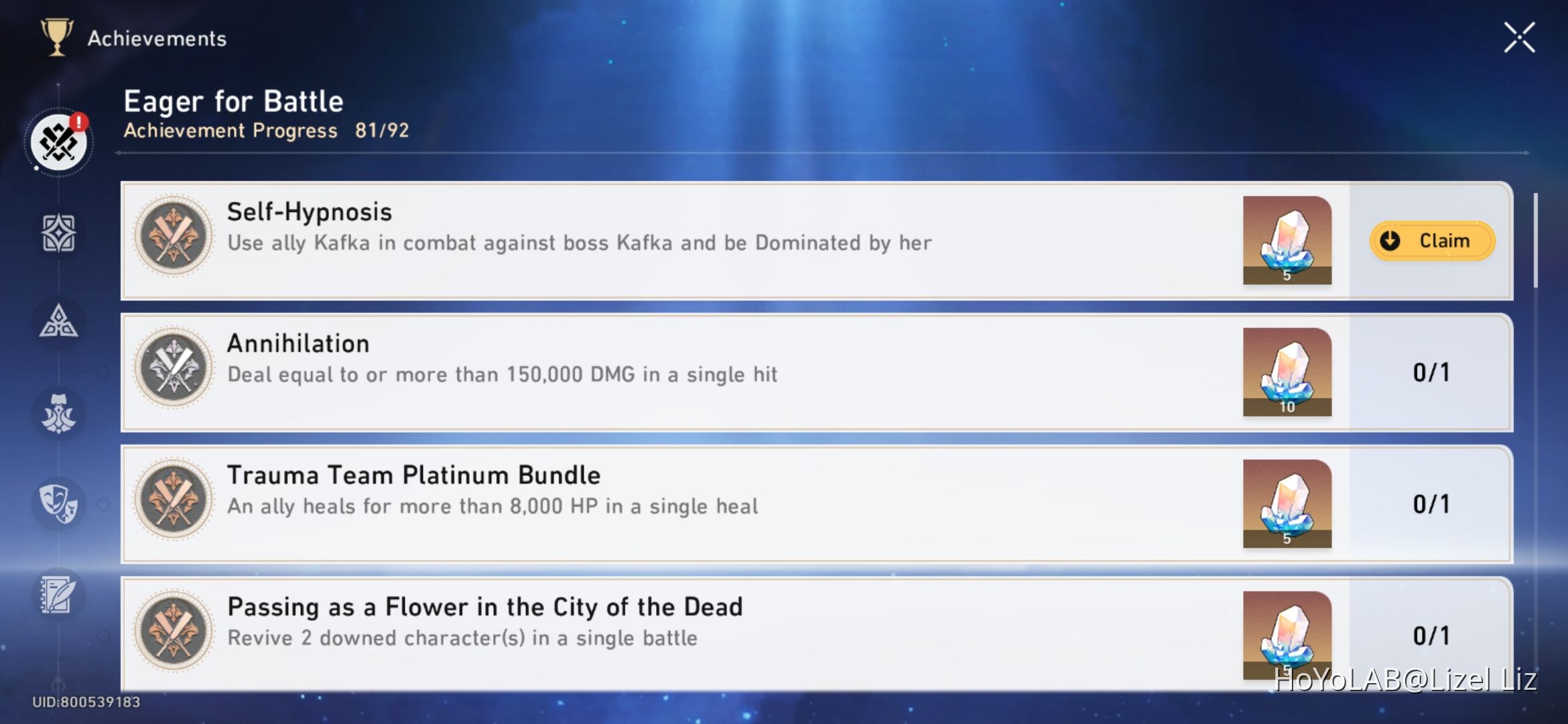 I didnt know that you can get this achievement by using ally Kafka in ...