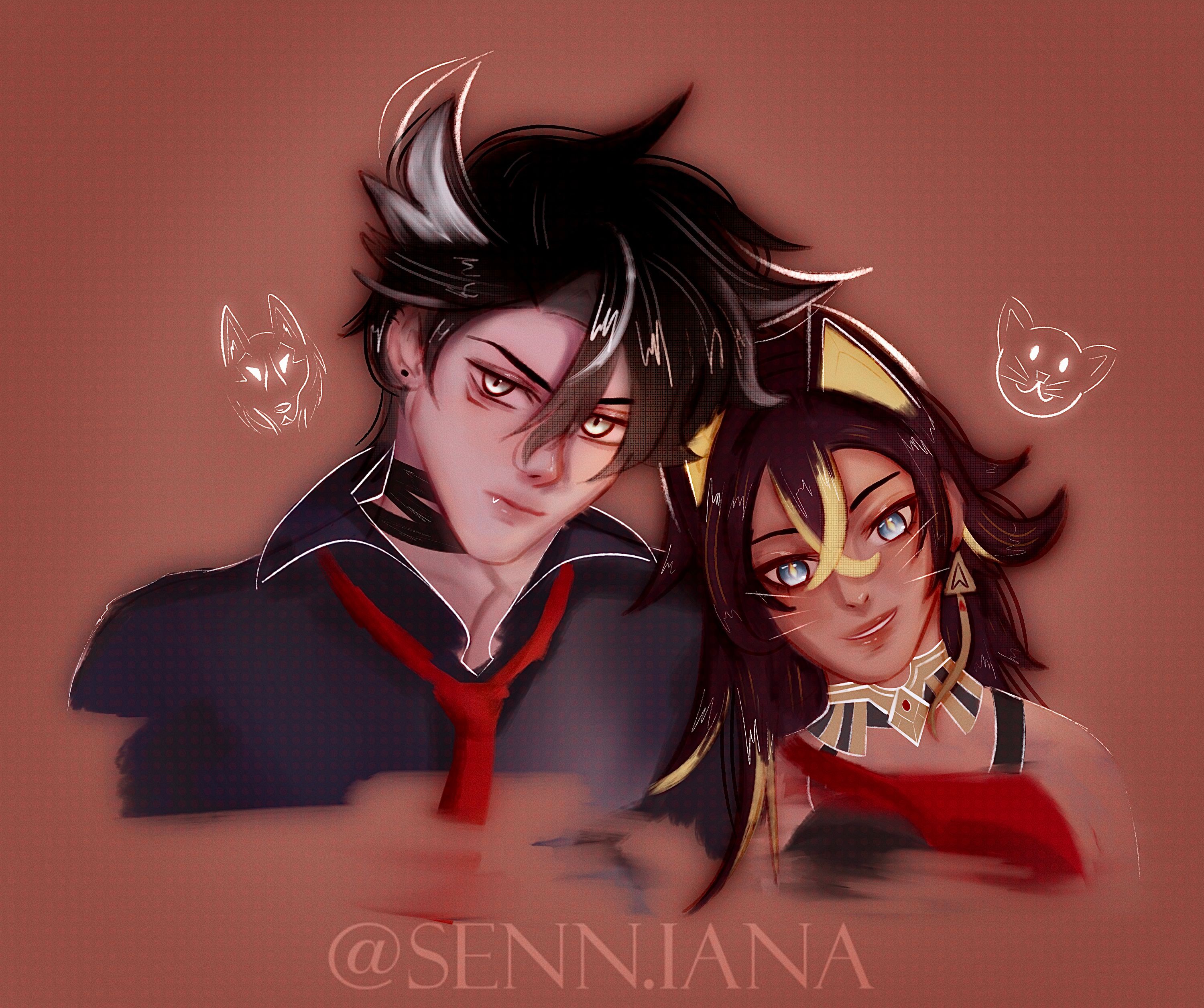 Dehya and Wriothesley Genshin Impact | HoYoLAB