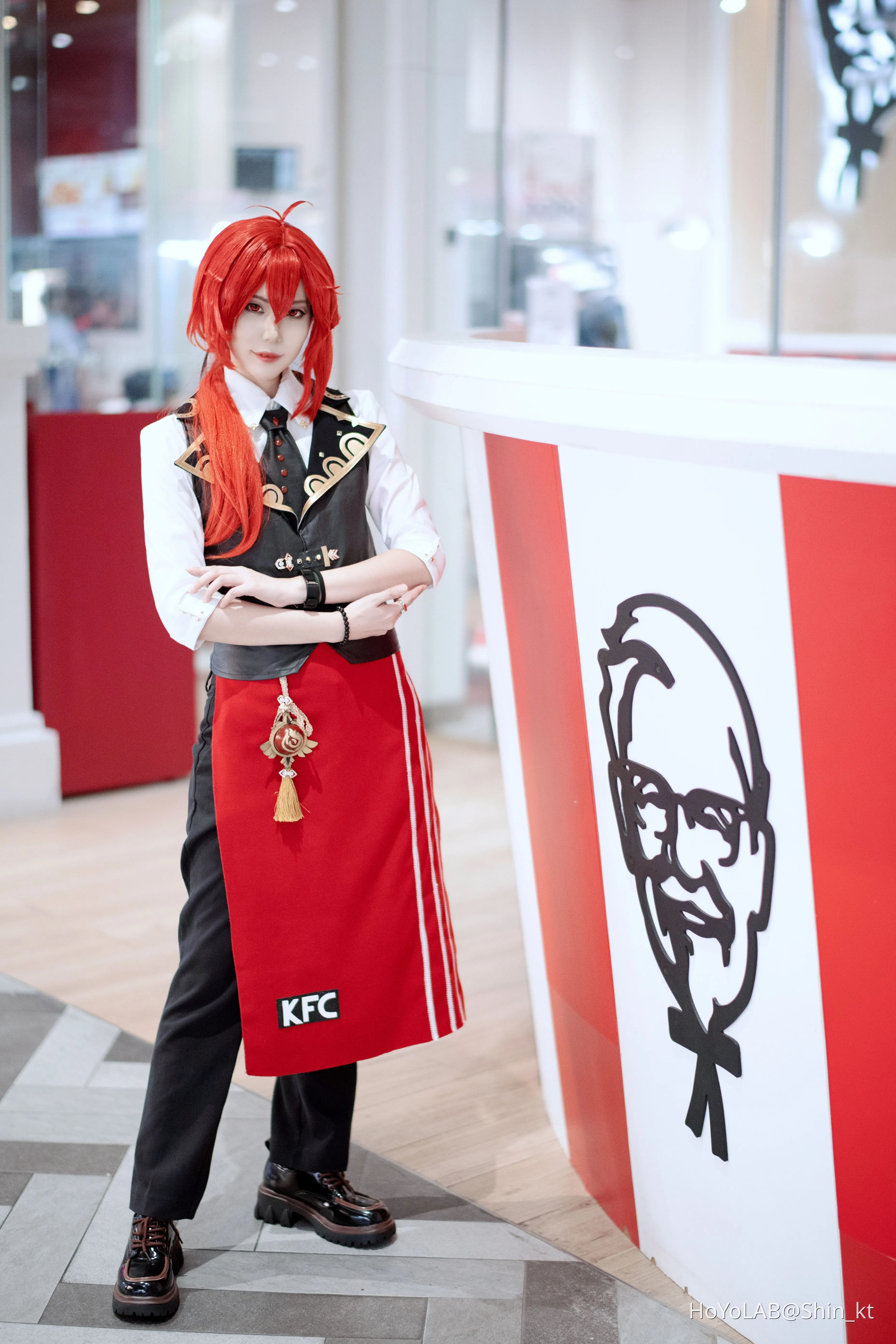 KFC Diluc Cosplay Genshin Impact | HoYoLAB