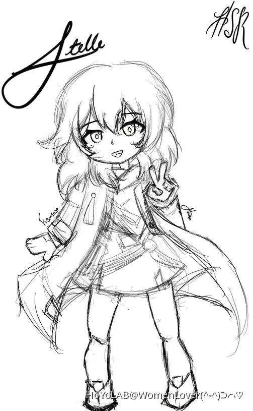 how to draw rwby chibi characters