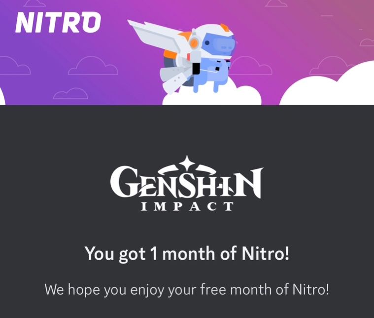 FREE NITRO Genshin Impact | HoYoLAB