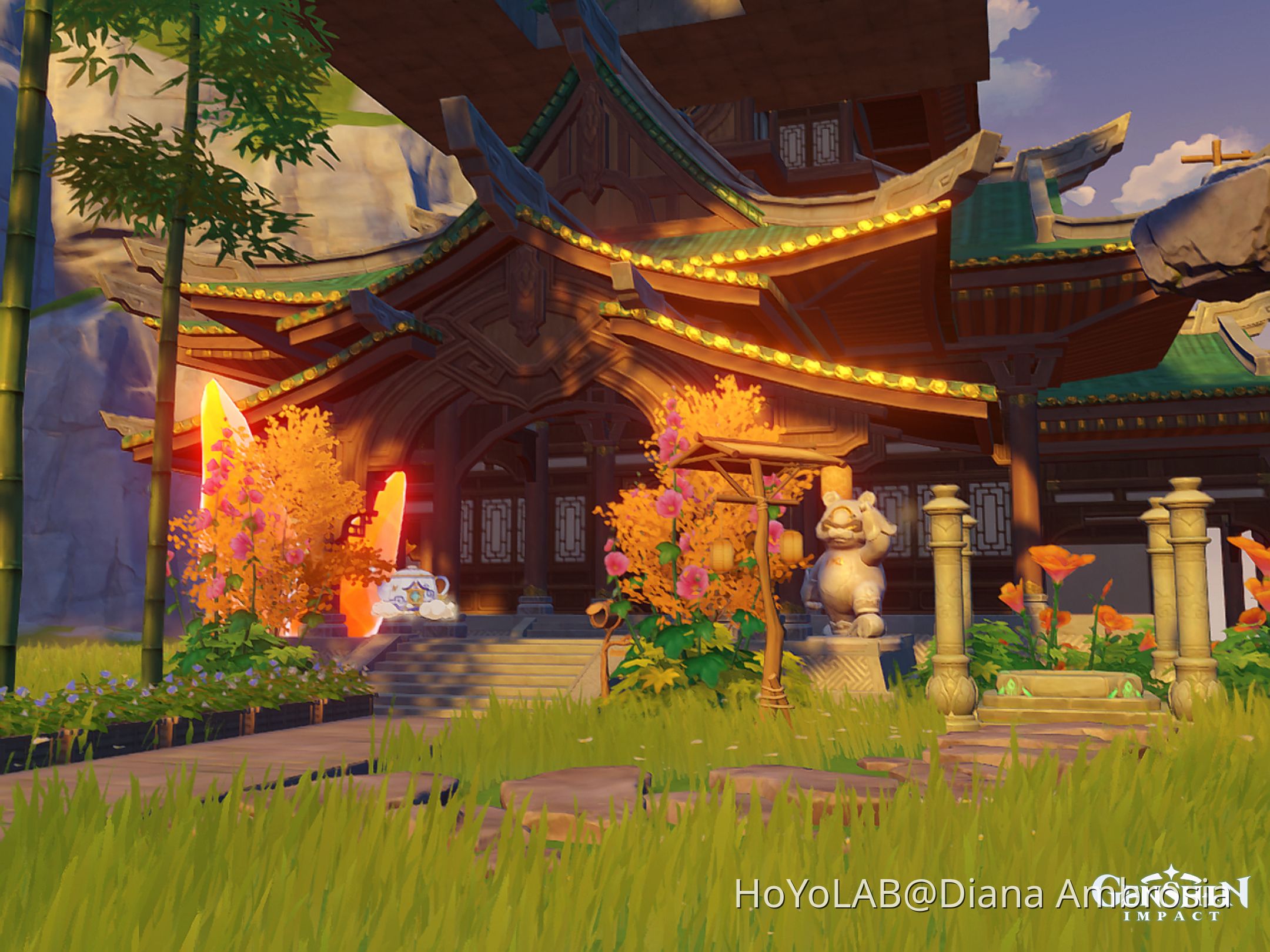 Start to re-build Liyue theme sereniteapot Genshin Impact | HoYoLAB