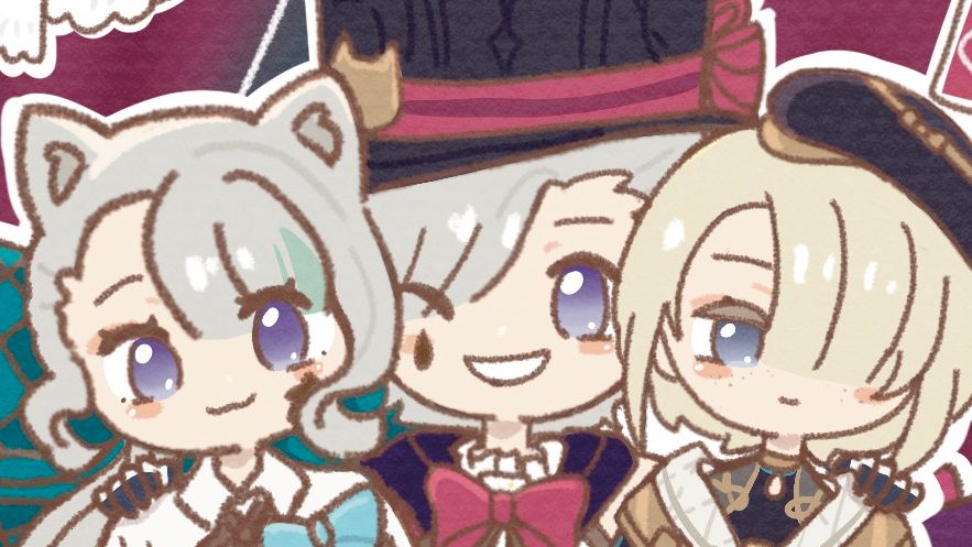 Lyney, Lynette, Freminet! ( full art below) Genshin Impact | HoYoLAB