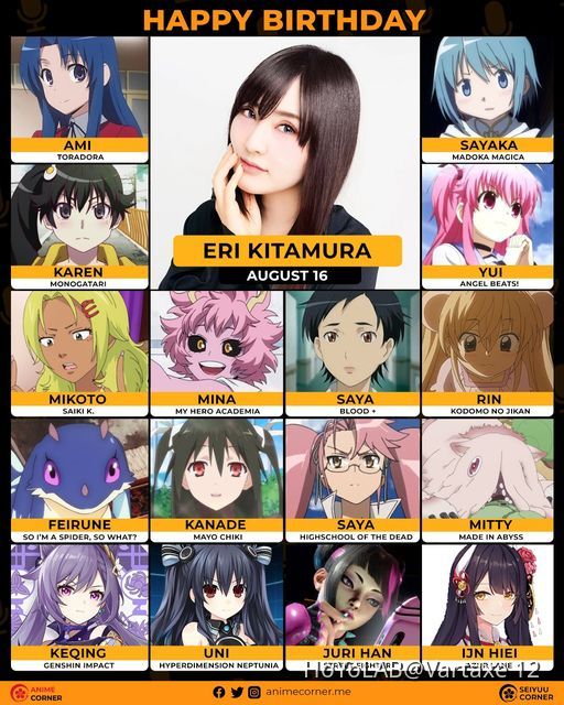 Happy Birthday Eri Kitamura Genshin Impact | HoYoLAB