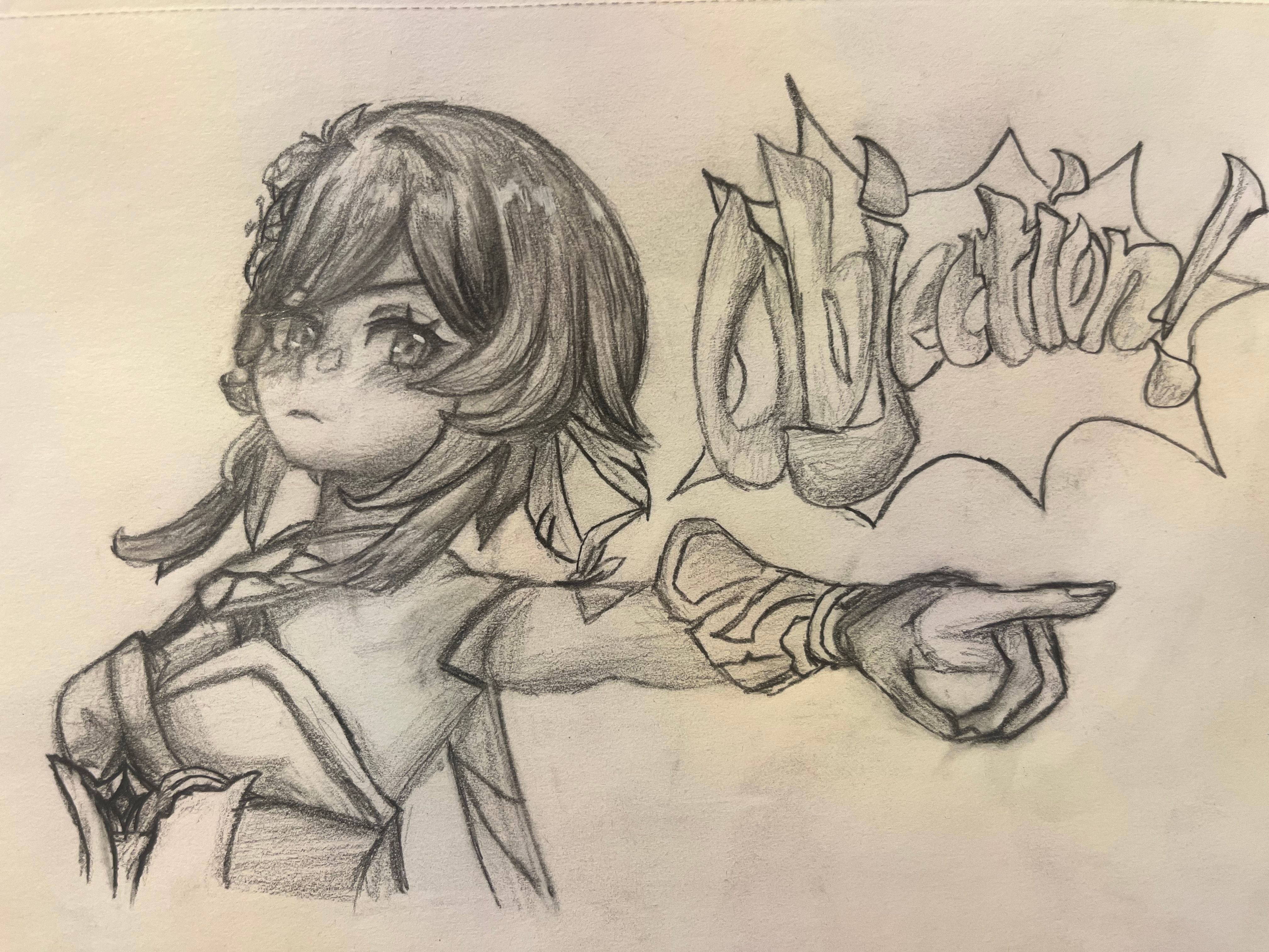 Lumine sketch Genshin Impact | HoYoLAB