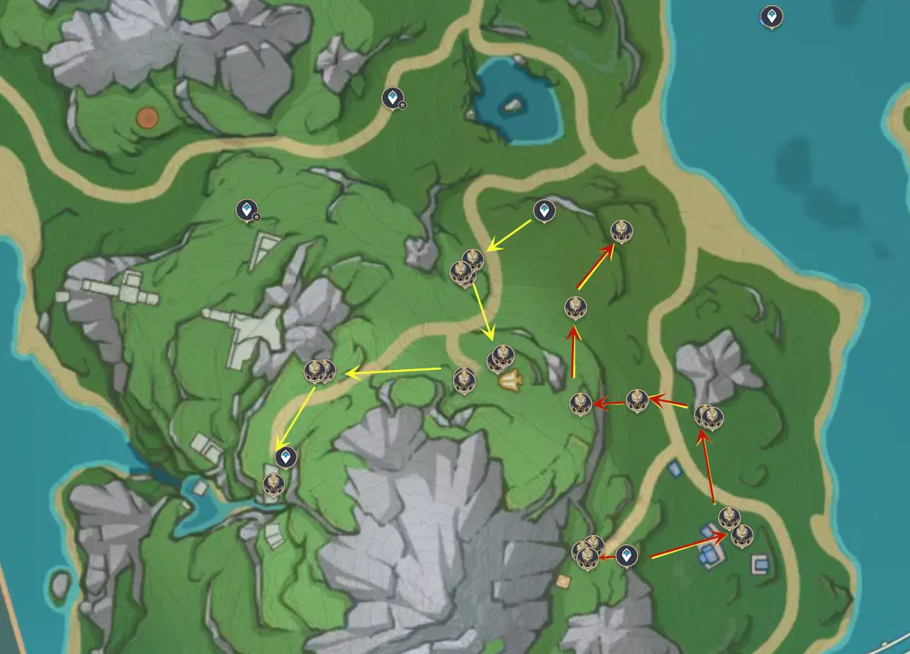 183 Clockwork Meka - Efficient Farming Route Genshin Impact | HoYoLAB