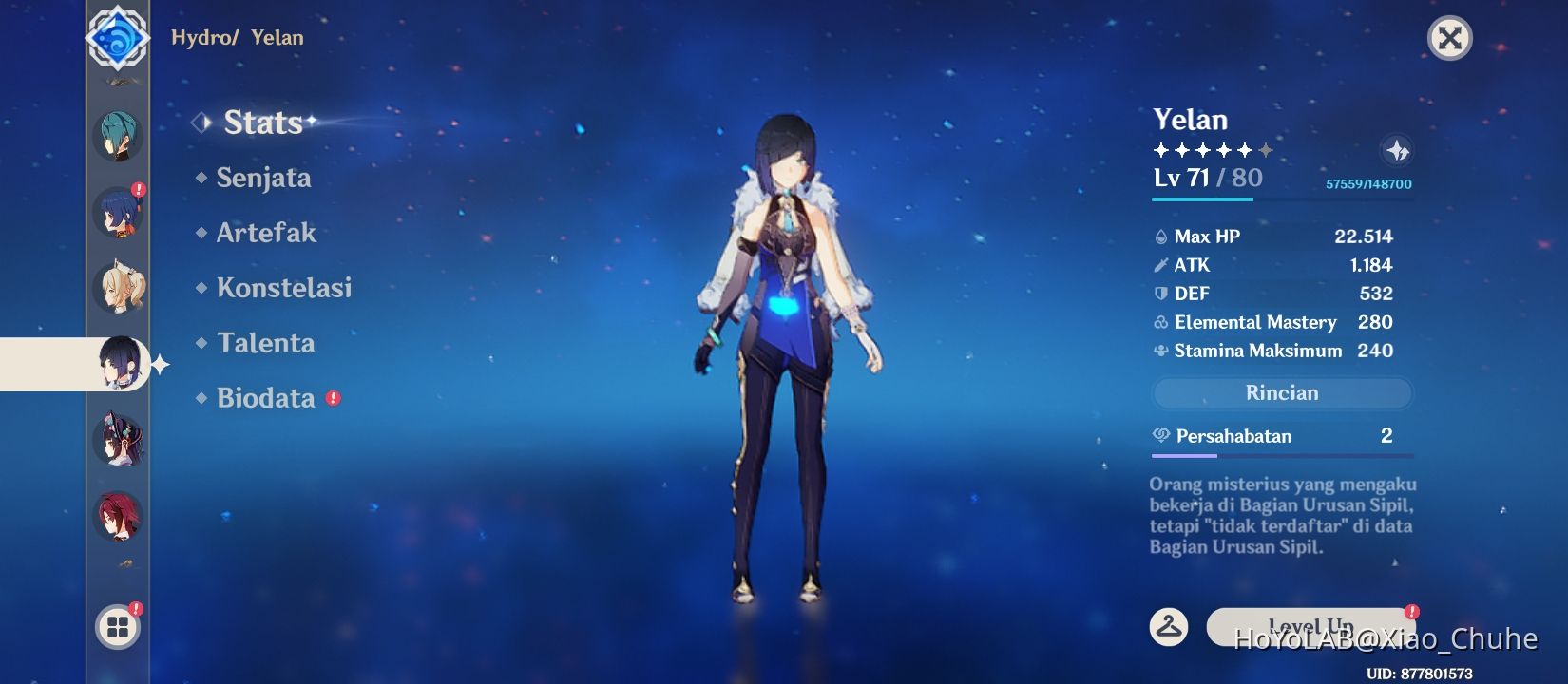 yelan segini elemental skill nya 13k, normal kah? Genshin Impact | HoYoLAB