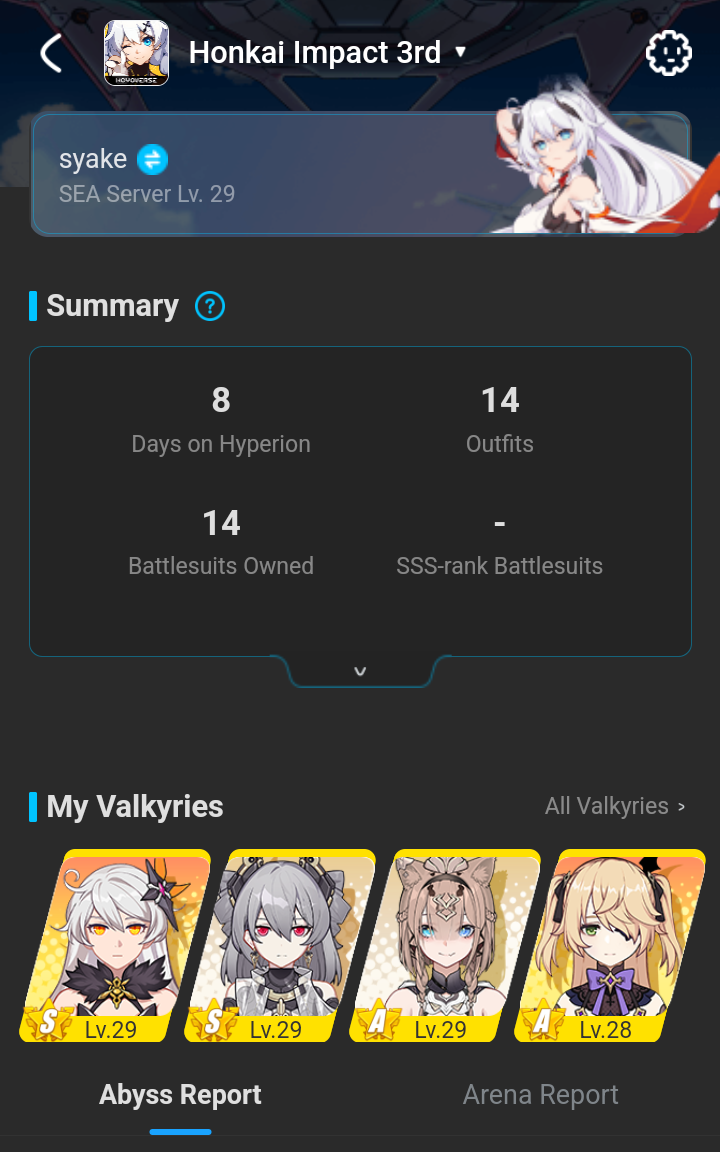 How do I switch my HI3 account displayed on my hoyolab profile? Honkai Impact 3rd | HoYoLAB