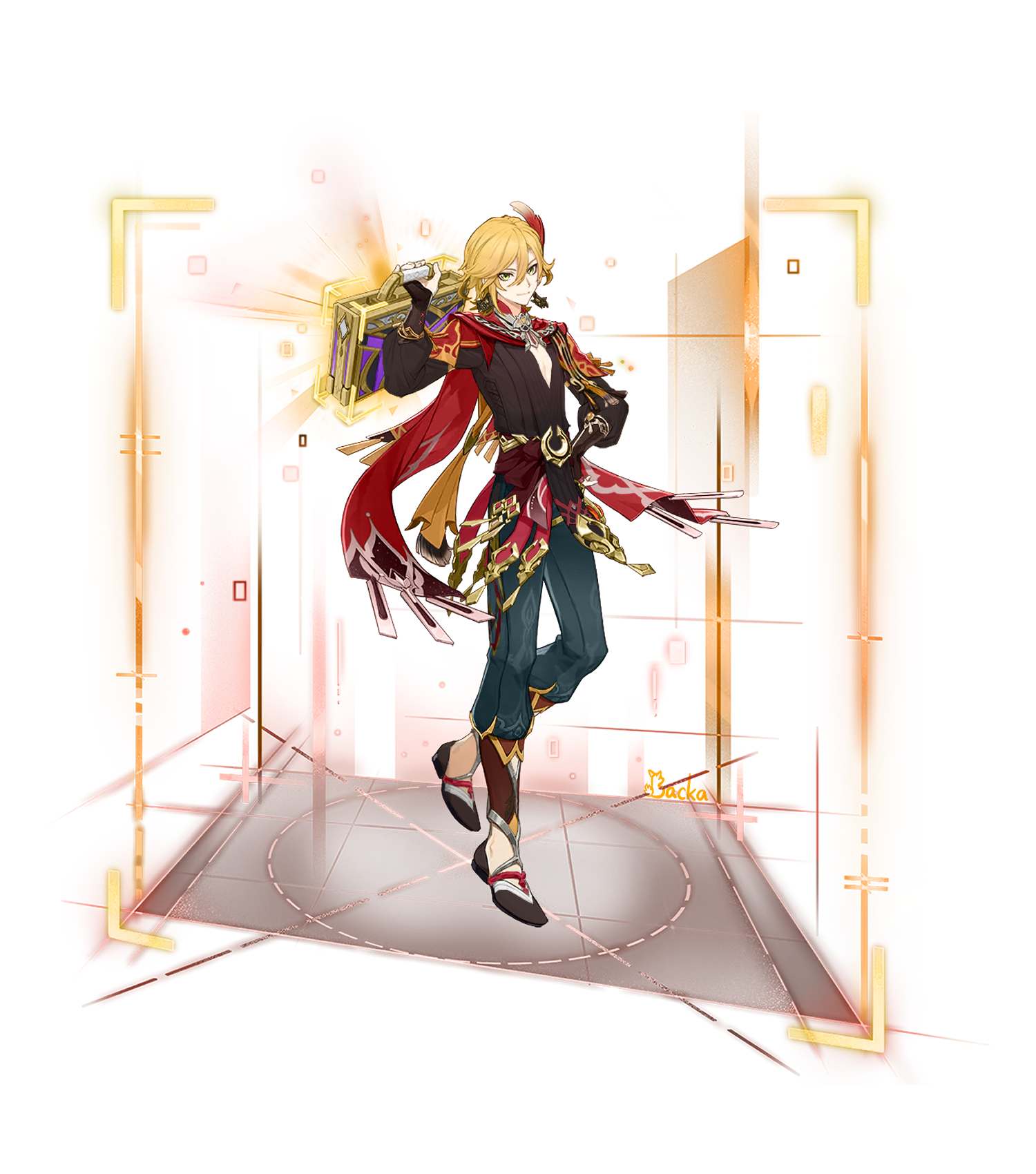 Kaveh with Thoma's Color Palette! Genshin Impact | HoYoLAB