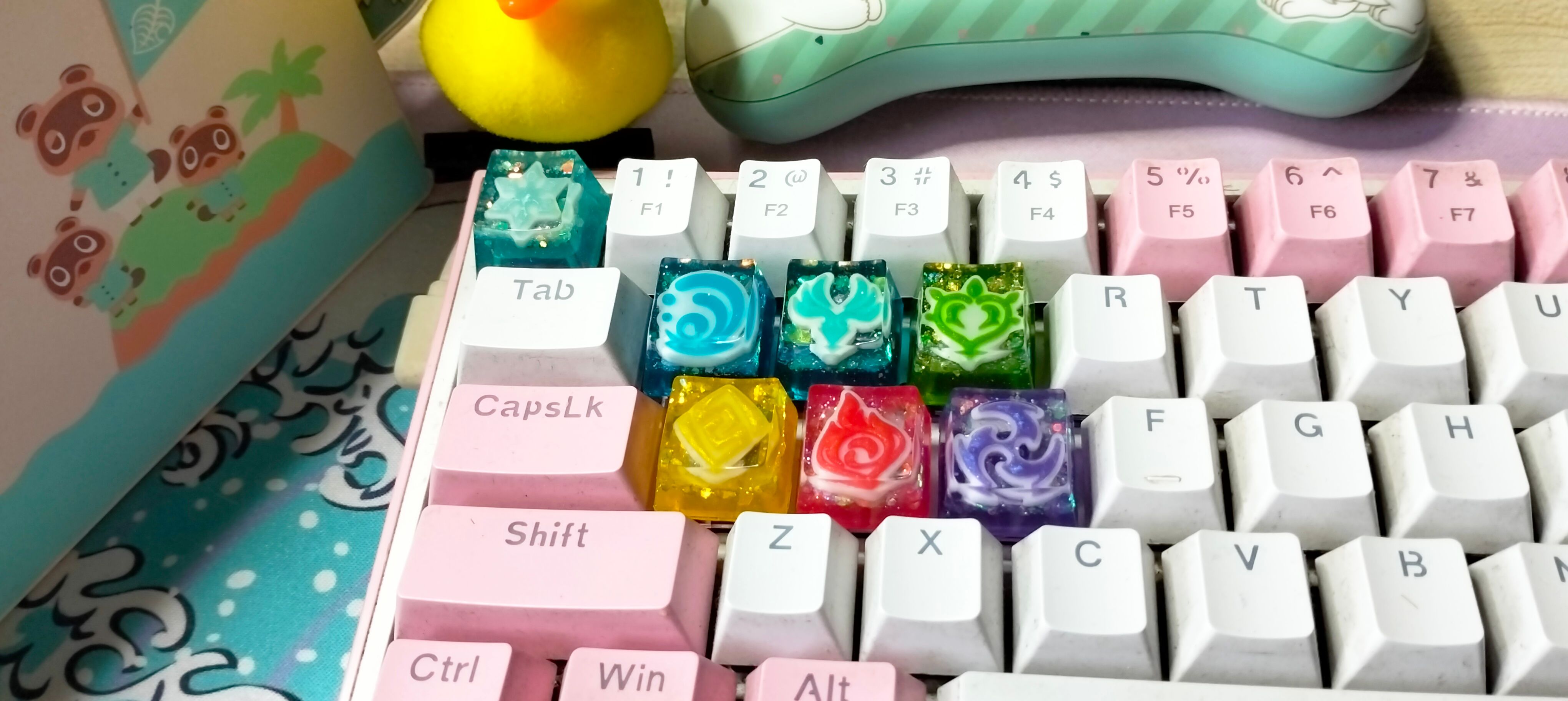 Behold! My New Keycaps! Genshin Impact | HoYoLAB