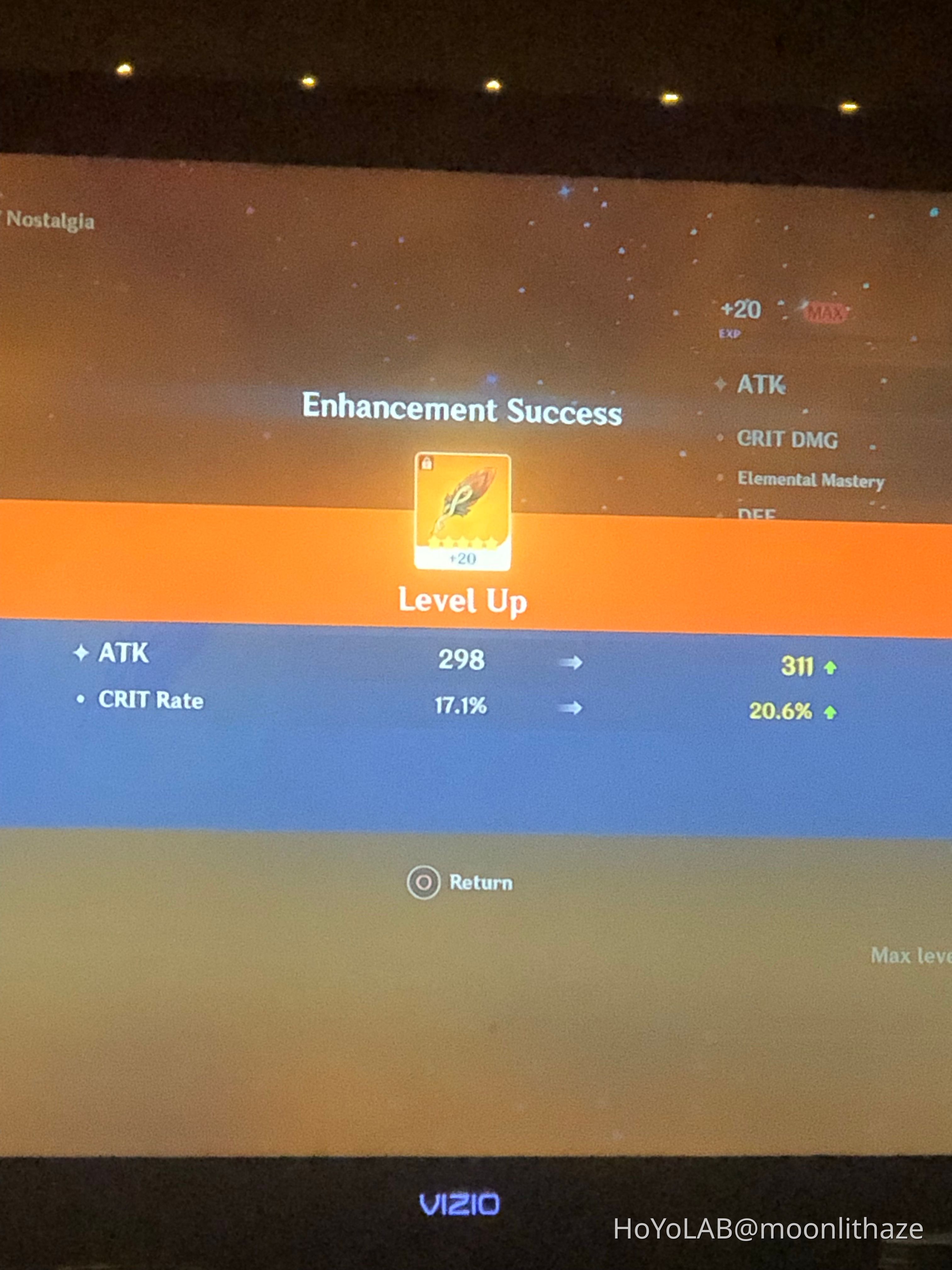 It finally happened. It rolled into crit rate every. single. time ...