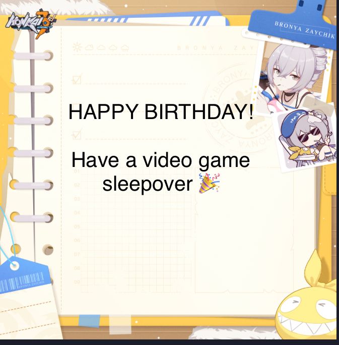 Sending birthday wishes Honkai Impact 3rd | HoYoLAB