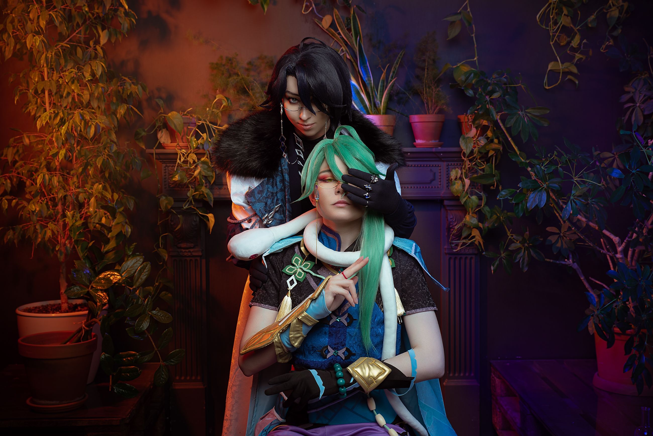 Pantalone and Baizhu Genshin Impact | HoYoLAB