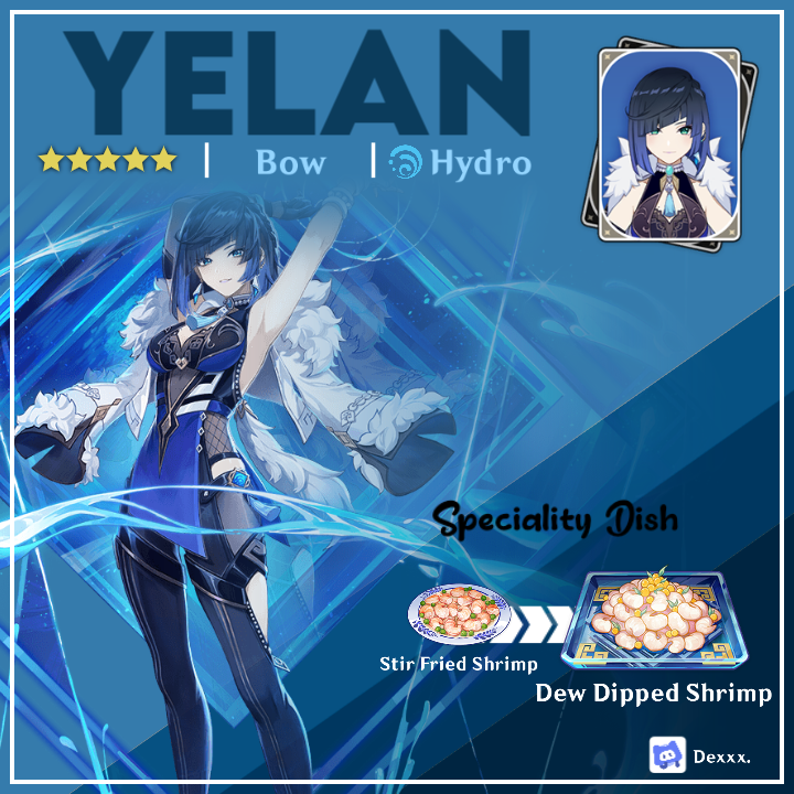 [Version 4.0] Sub-DPS Guide: Yelan🎲 Genshin Impact | HoYoLAB