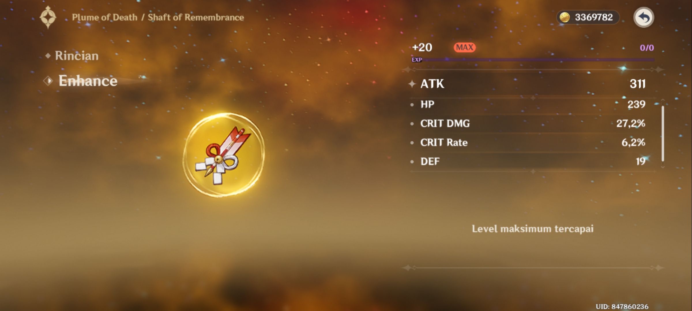 Artefak shime udah kebanyakan parfum >