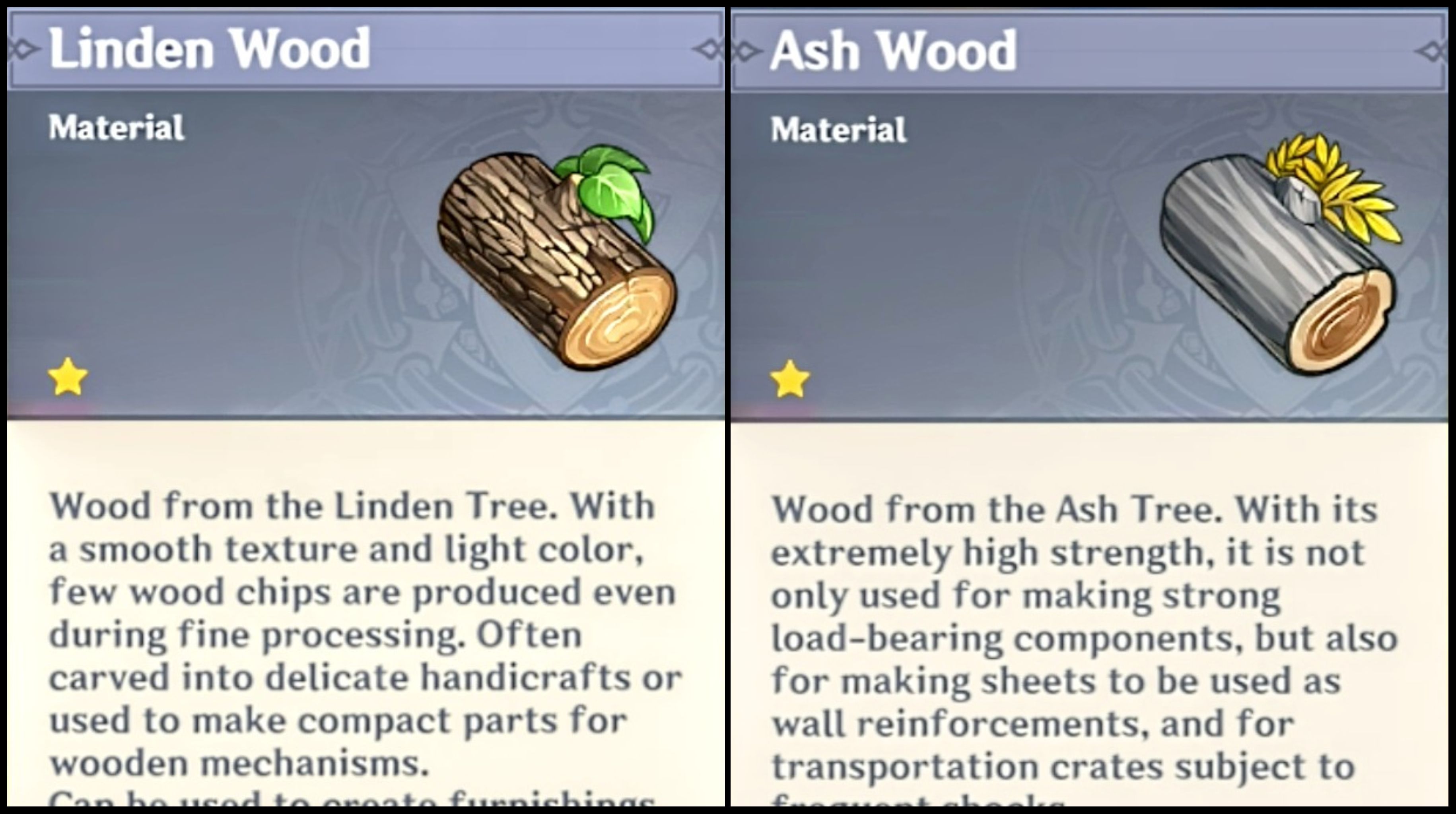 Looking for Linden & Ash Wood? Genshin Impact | HoYoLAB