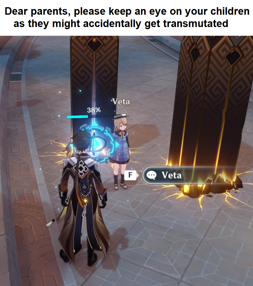 When you're trying to perform your weekly transmutation, but suddenly a ...