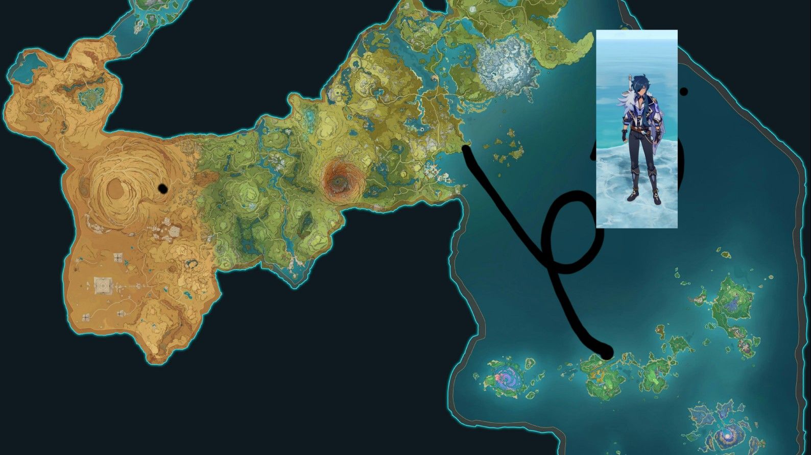 Me trying to ice bridge all the way to inazuma Genshin Impact | HoYoLAB