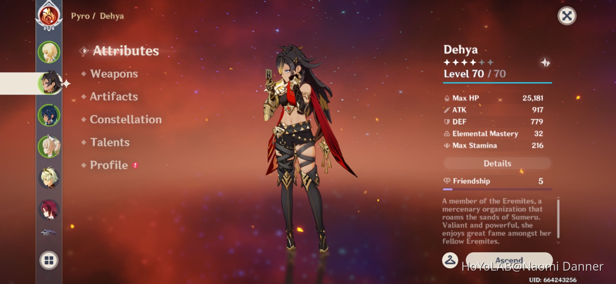 My Dehya rn Genshin Impact | HoYoLAB