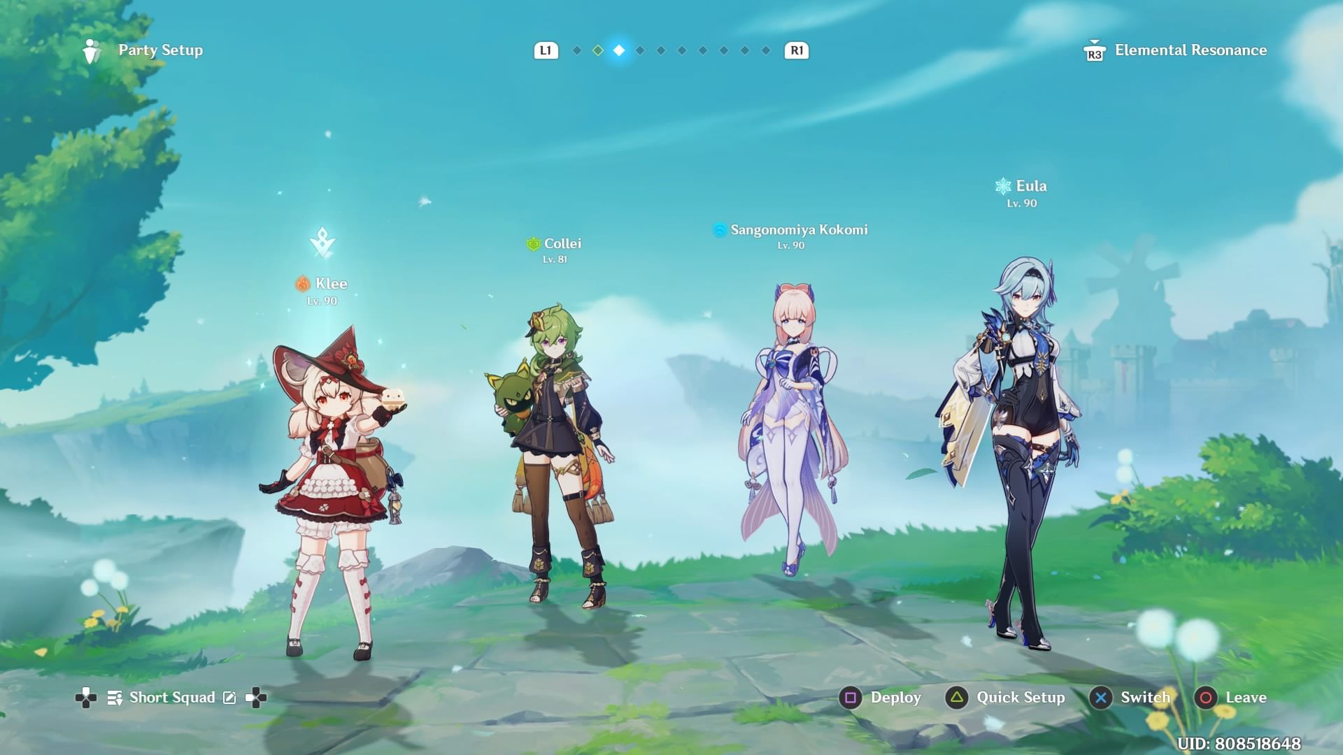 Party setup screens and some of my team lineups. Genshin Impact | HoYoLAB