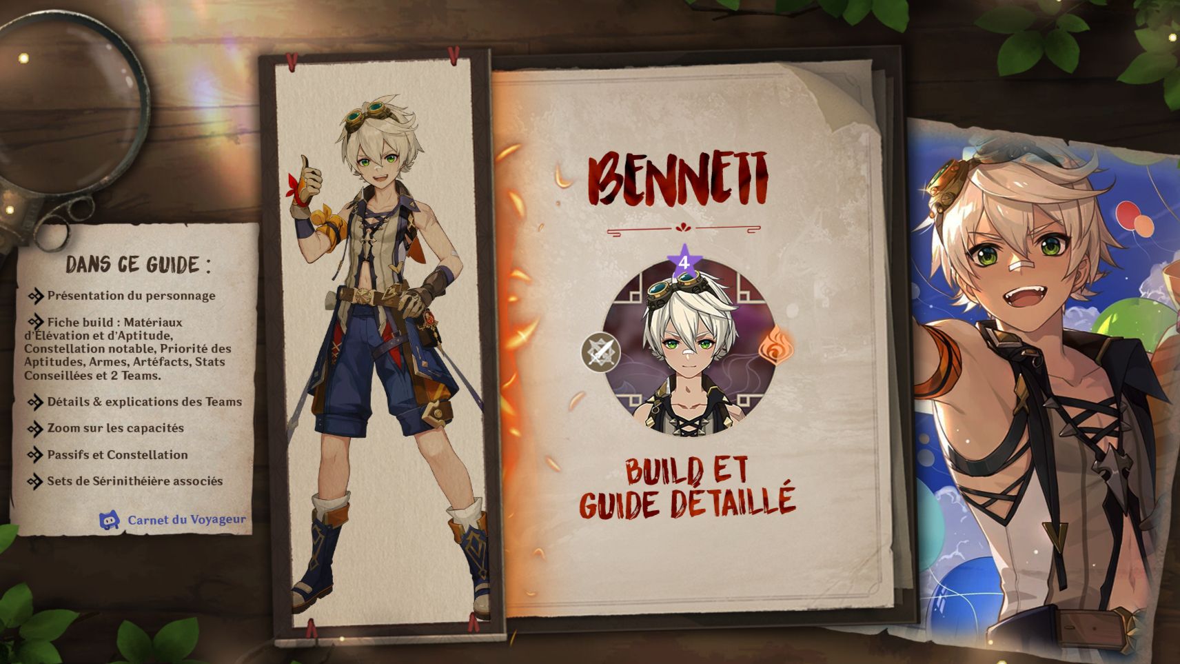 [Version 4.0] Bennett | Guide complet : Healer / Buffer Genshin Impact ...