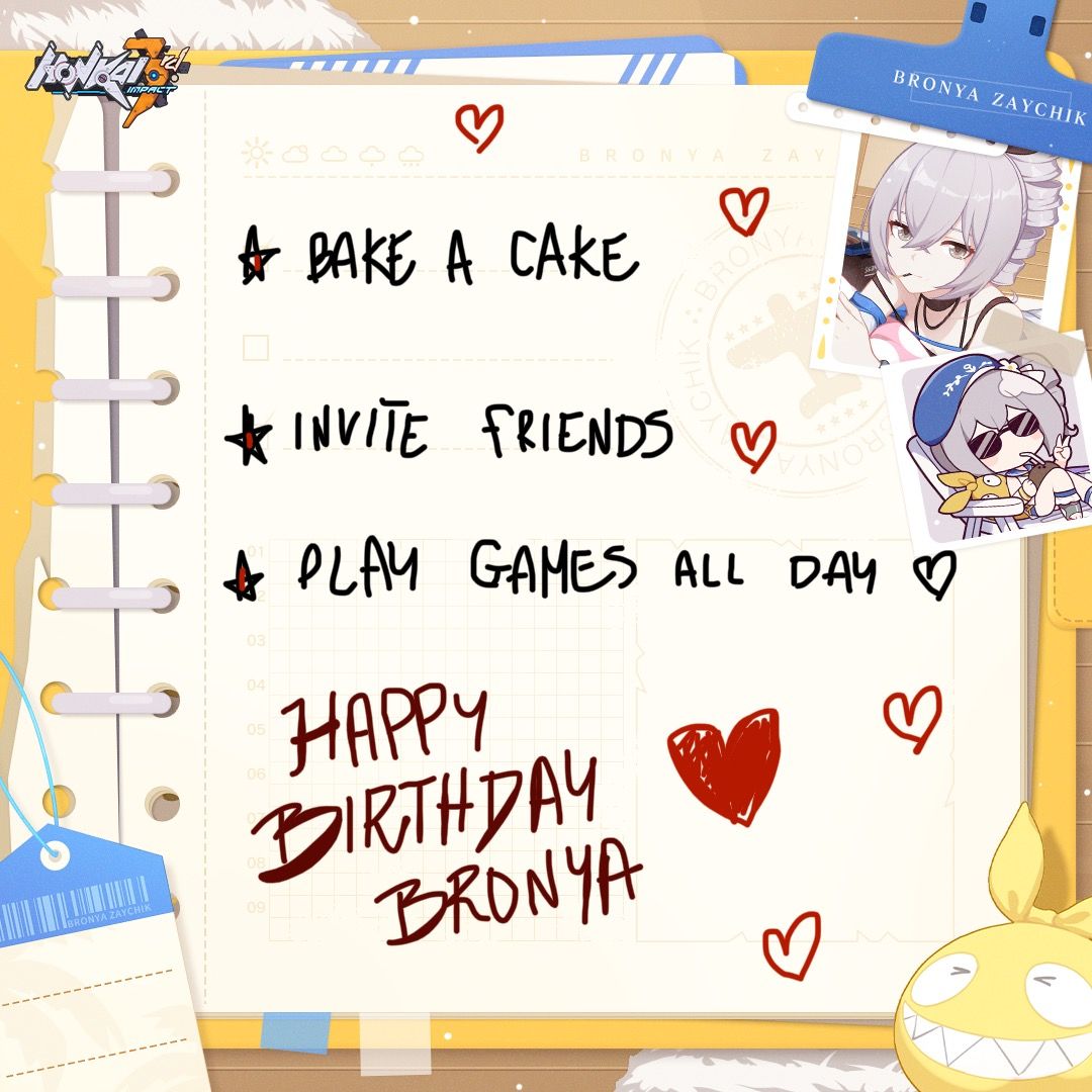 happy birthday bronya!^^ Honkai Impact 3rd | HoYoLAB