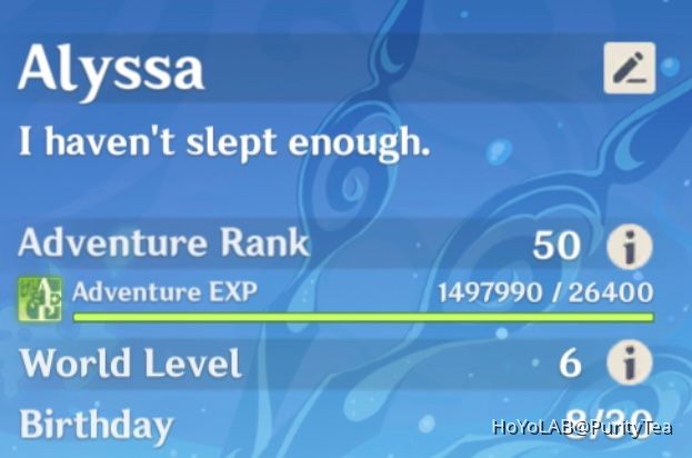 Adventure Rank EXP again… Genshin Impact | HoYoLAB