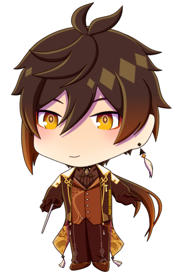 Chibi Conductor Zhongli Genshin Impact | HoYoLAB