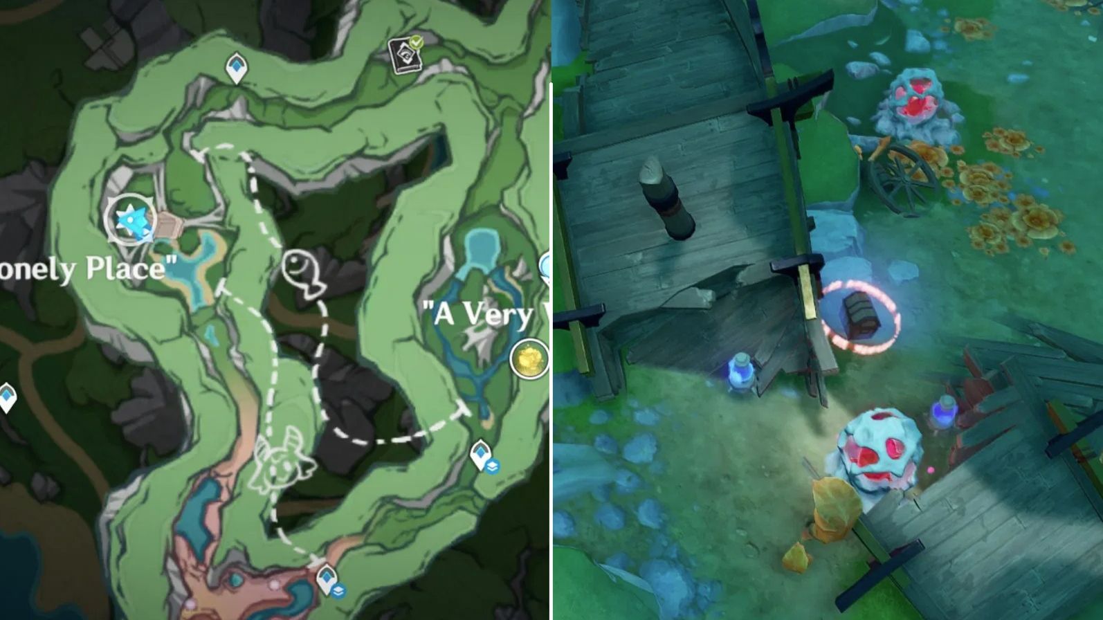 [Version 4.0] Stone-Covered Water Crystal Construct Puzzle north of ...