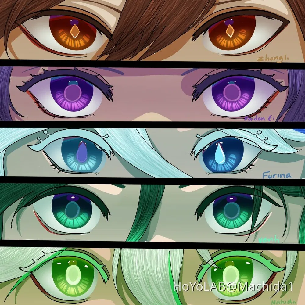 The archons(so far) Genshin Impact | HoYoLAB