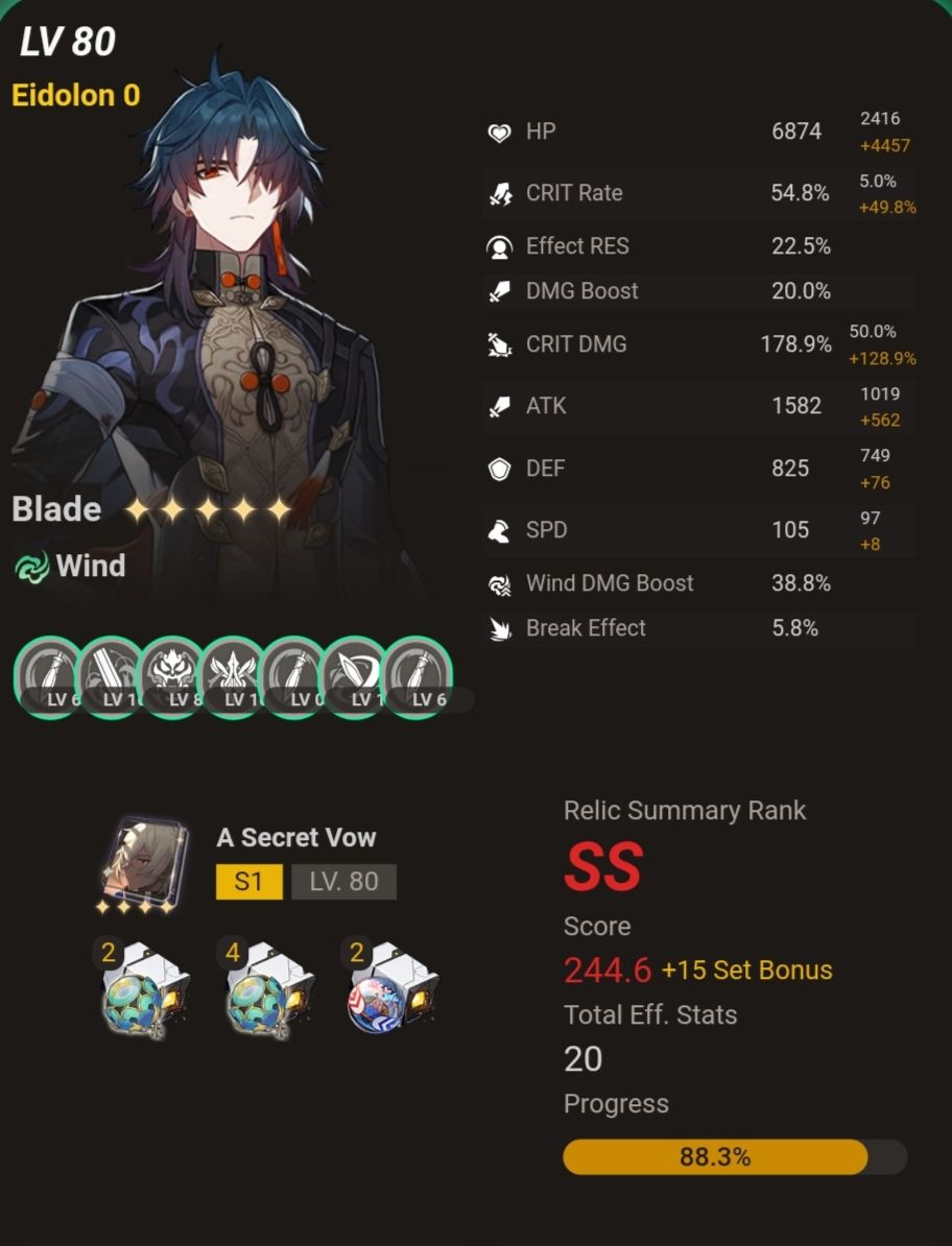 update build blade Honkai: Star Rail | HoYoLAB