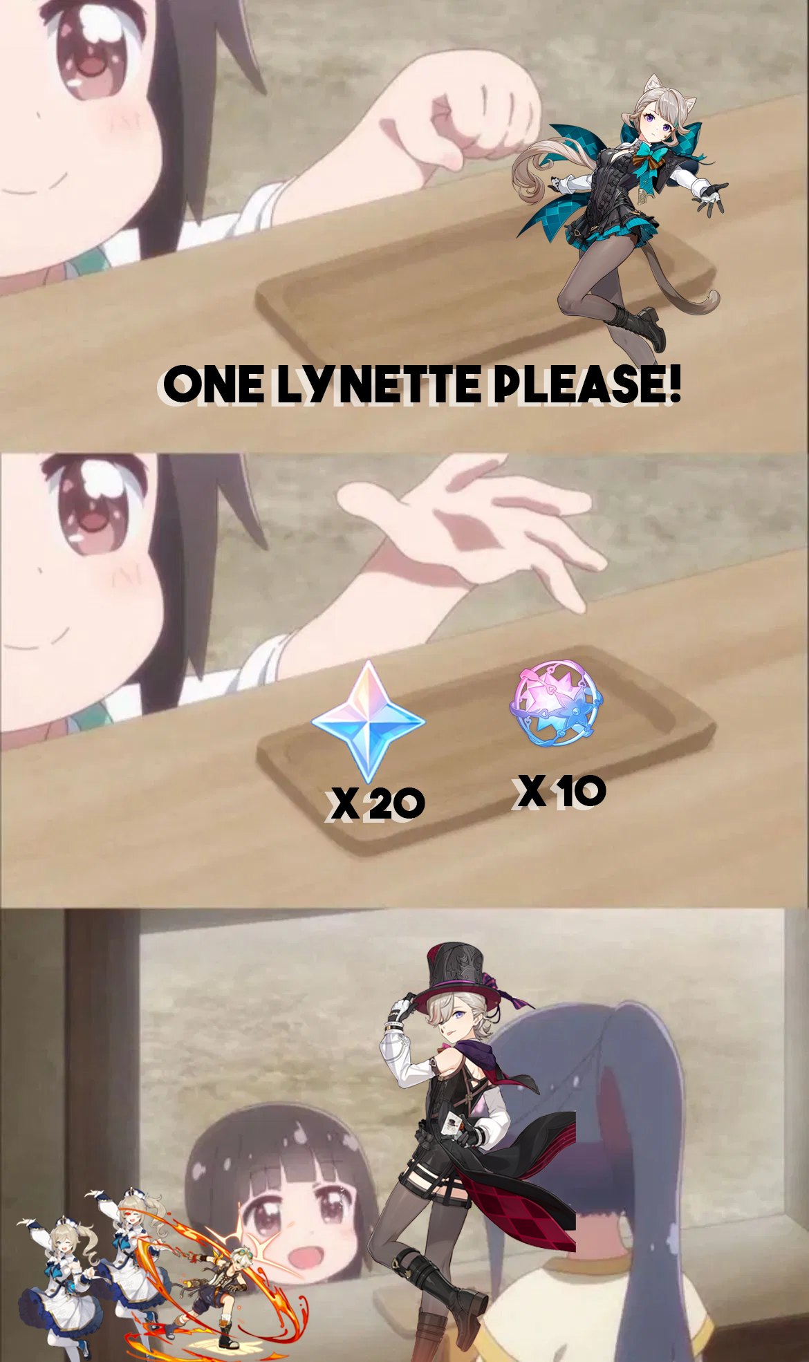 They said Lynette c1 is better.... Genshin Impact | HoYoLAB