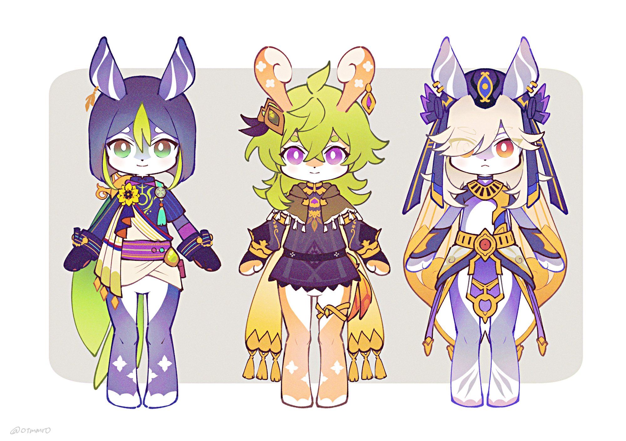 The Sumeru trio in melusine form Genshin Impact | HoYoLAB