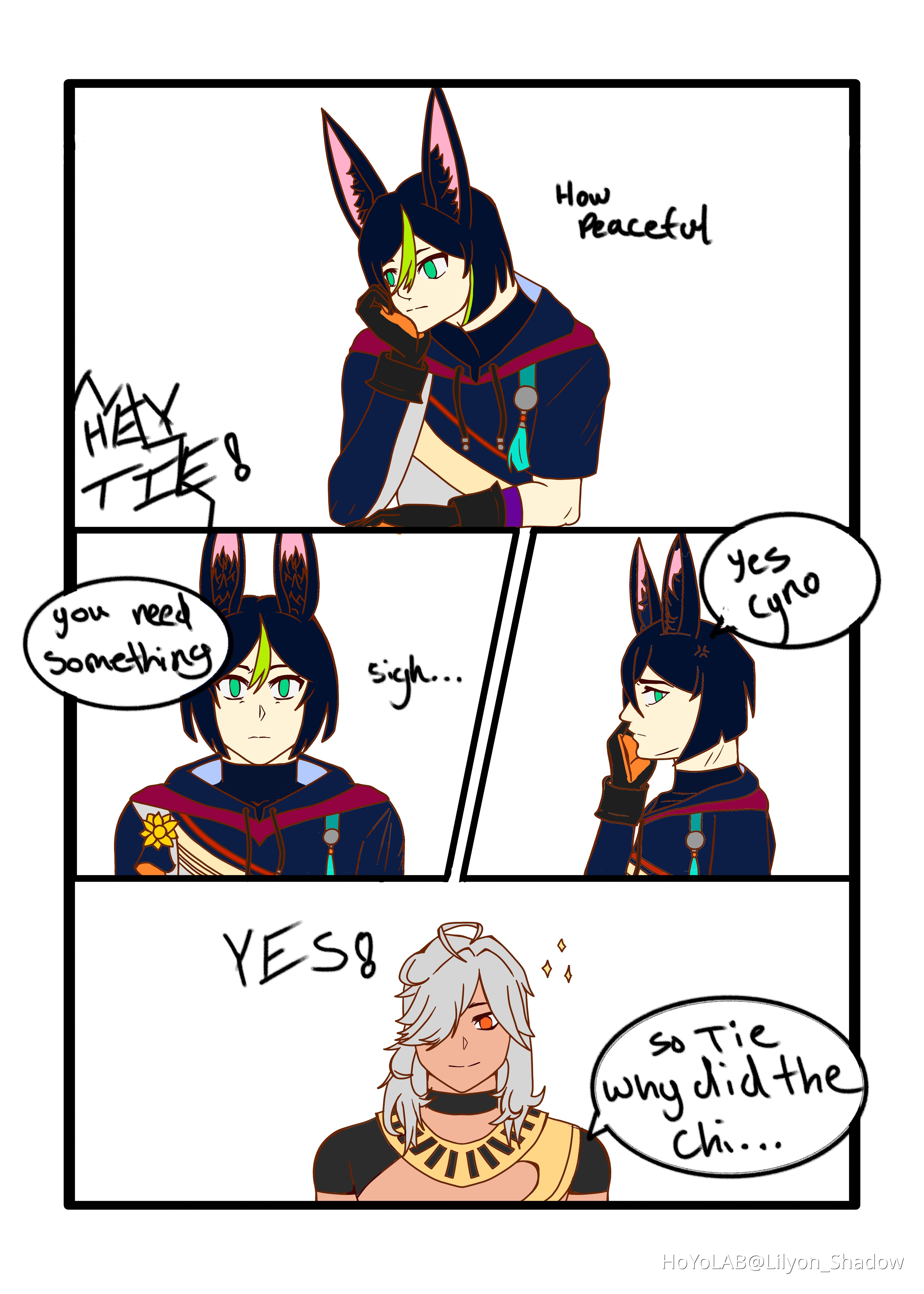 Cyno PLZ ur JOKES HuRT mY eArS😭 Genshin Impact | HoYoLAB
